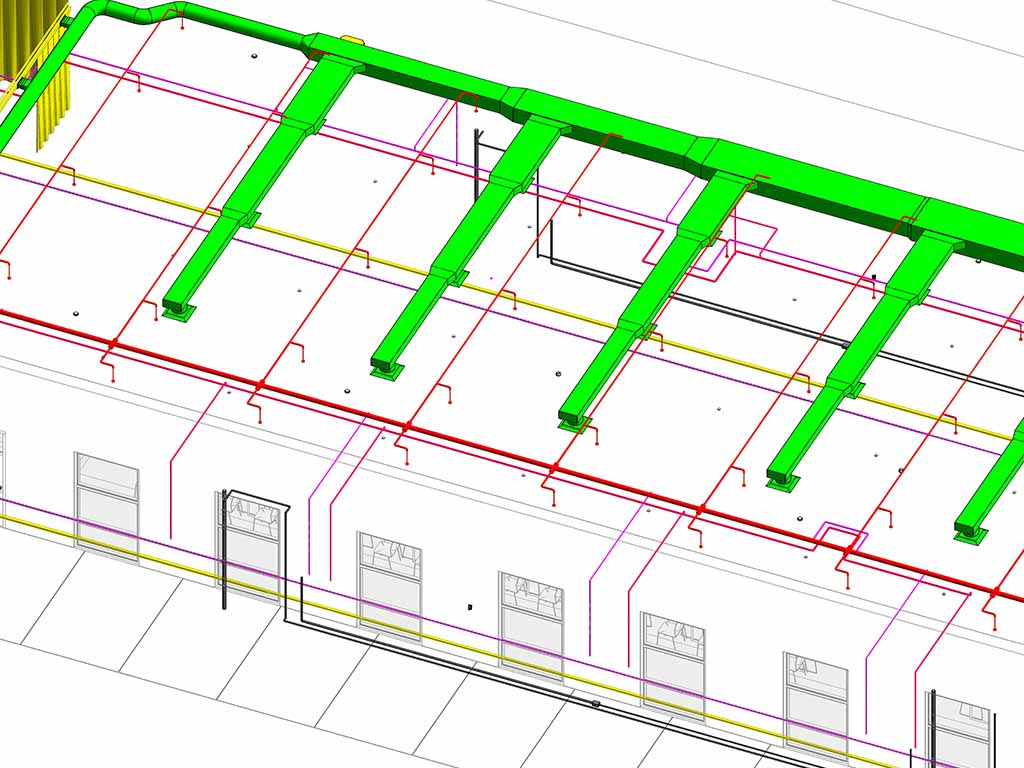 MEP Coordination for Commercial Project, Austin, TX | BIMPRO
