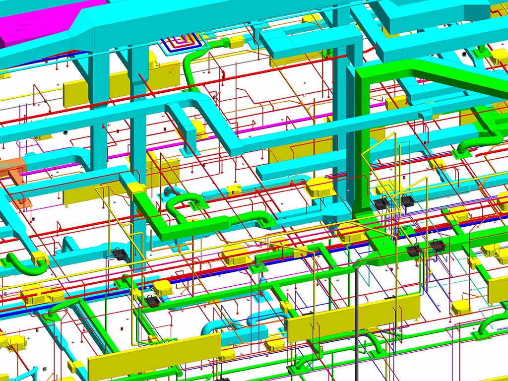 MEP Coordination for Commercial Project, Austin, TX | BIMPRO