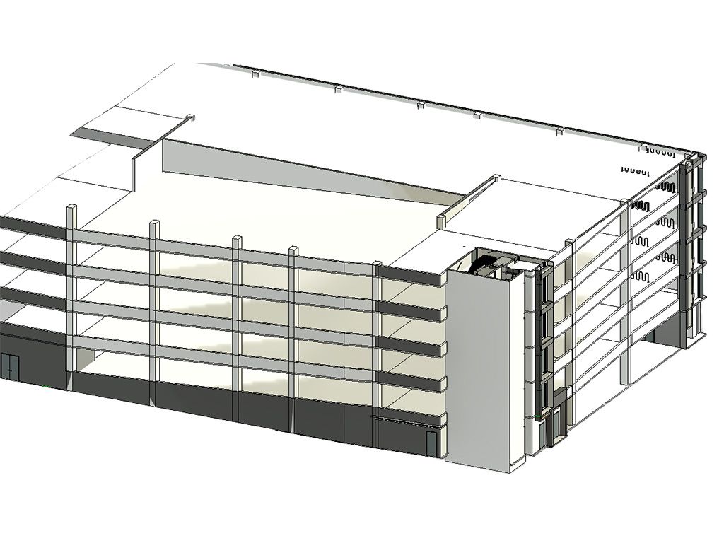 Structural Modeling | Garage Project | Houston, Texas - BIMPRO