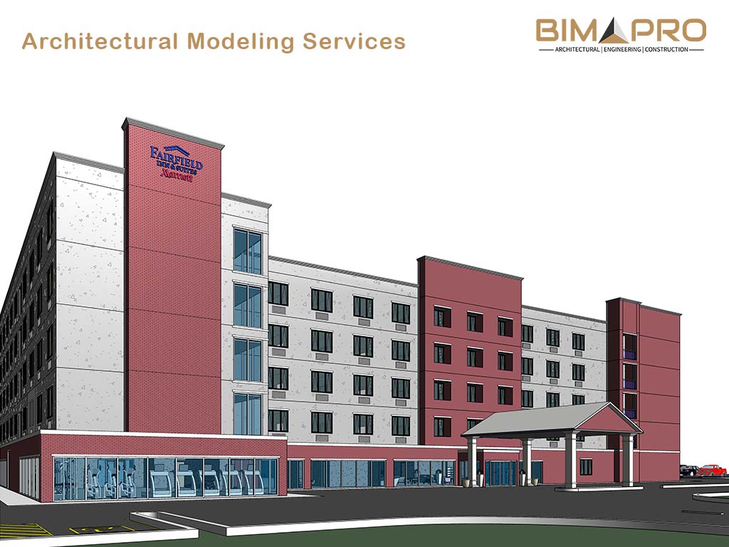 Architectural BIM Services for Hotel Project in Florida - BIMPRO