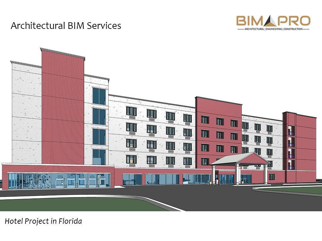 Architectural BIM Services for Hotel Project in Florida - BIMPRO