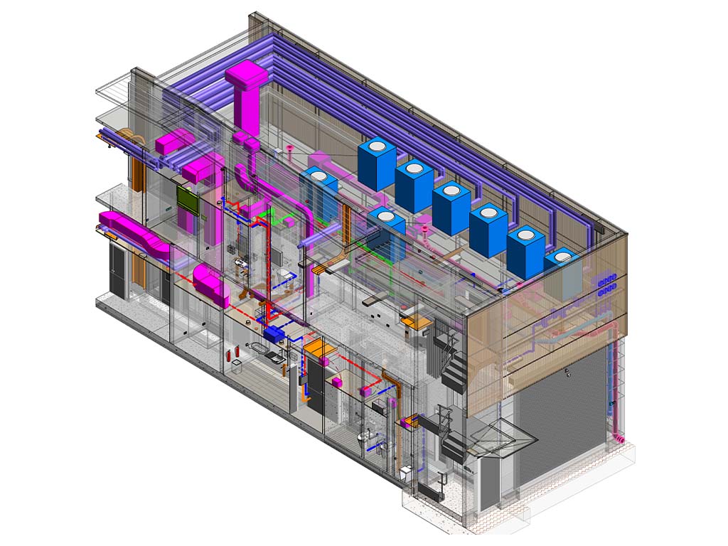 BIM Coordination Services for Healthcare Project in Boston