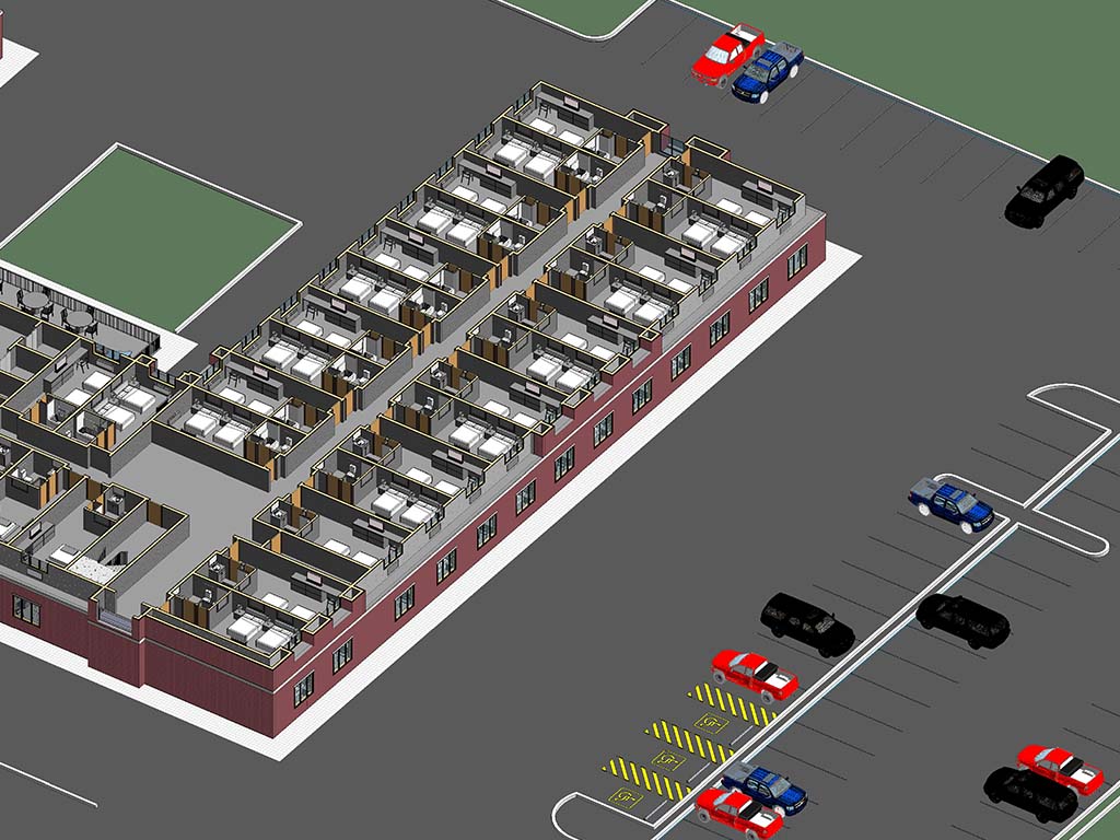 Architectural BIM Services for Hotel Project in Florida - BIMPRO