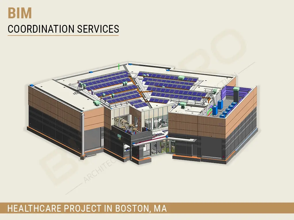 Bim Coordination Services For Healthcare Project In Boston
