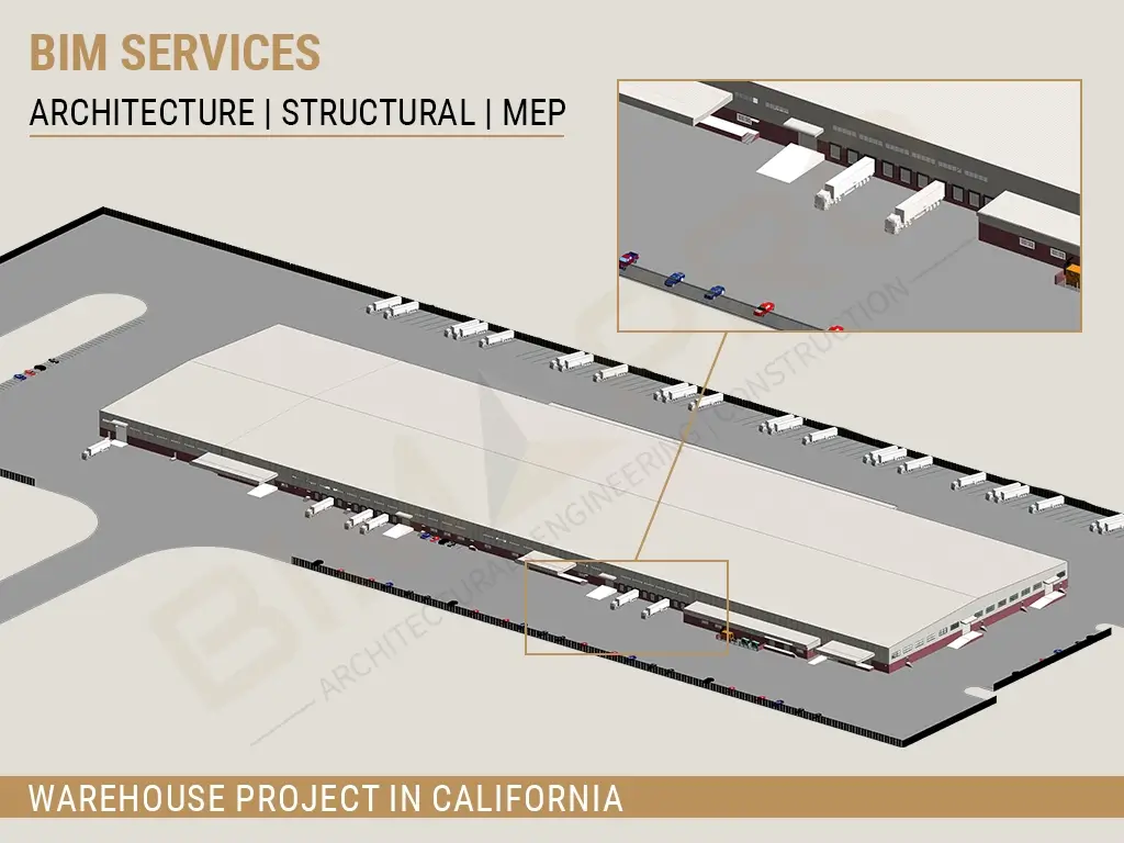 Structural Modeling | Garage Project | Houston, Texas - BIMPRO