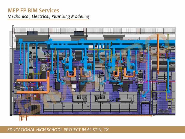 MEP Coordination Services, Commercial Project, Austin, TX